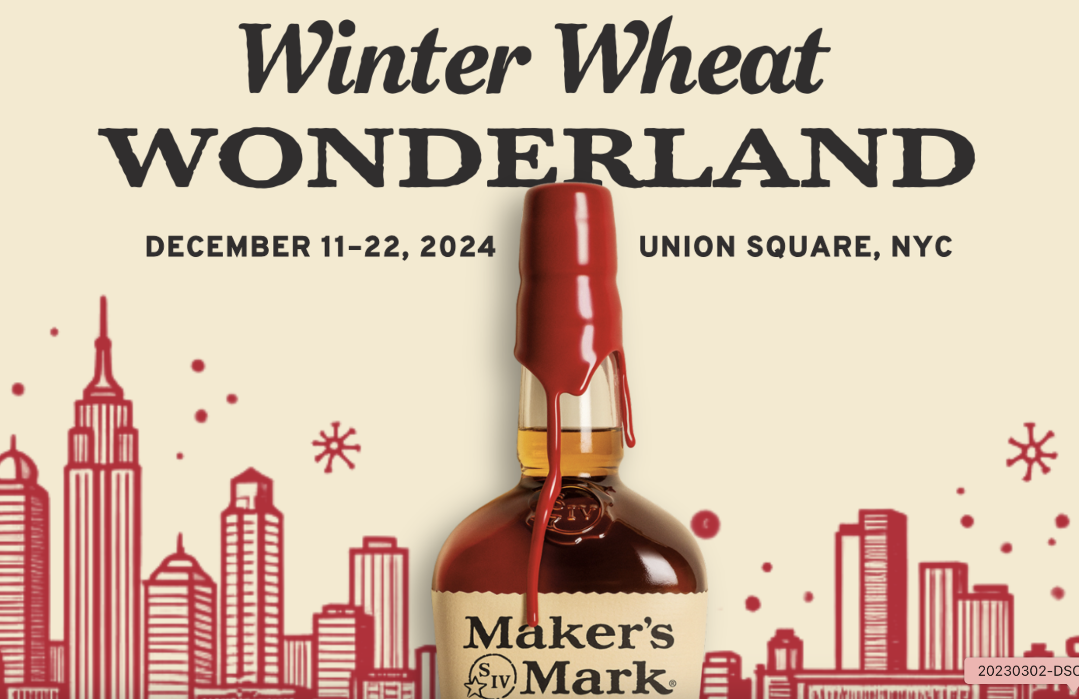 Maker's Mark Winter Wheat Wonderland — NYC for FREE